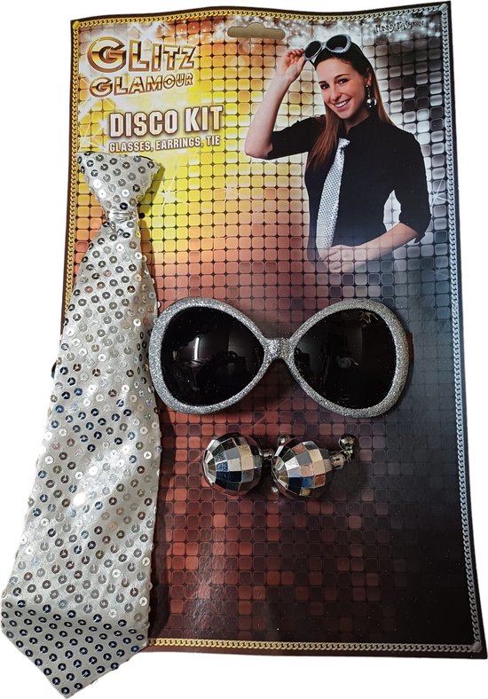 Verkleed Disco set - bling bling- feest - carnaval | bol