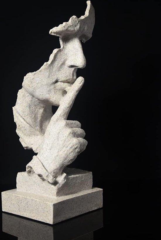 Standbeeld-Stilte is Goud Abstracte Kunst Standbeeld Modern ...