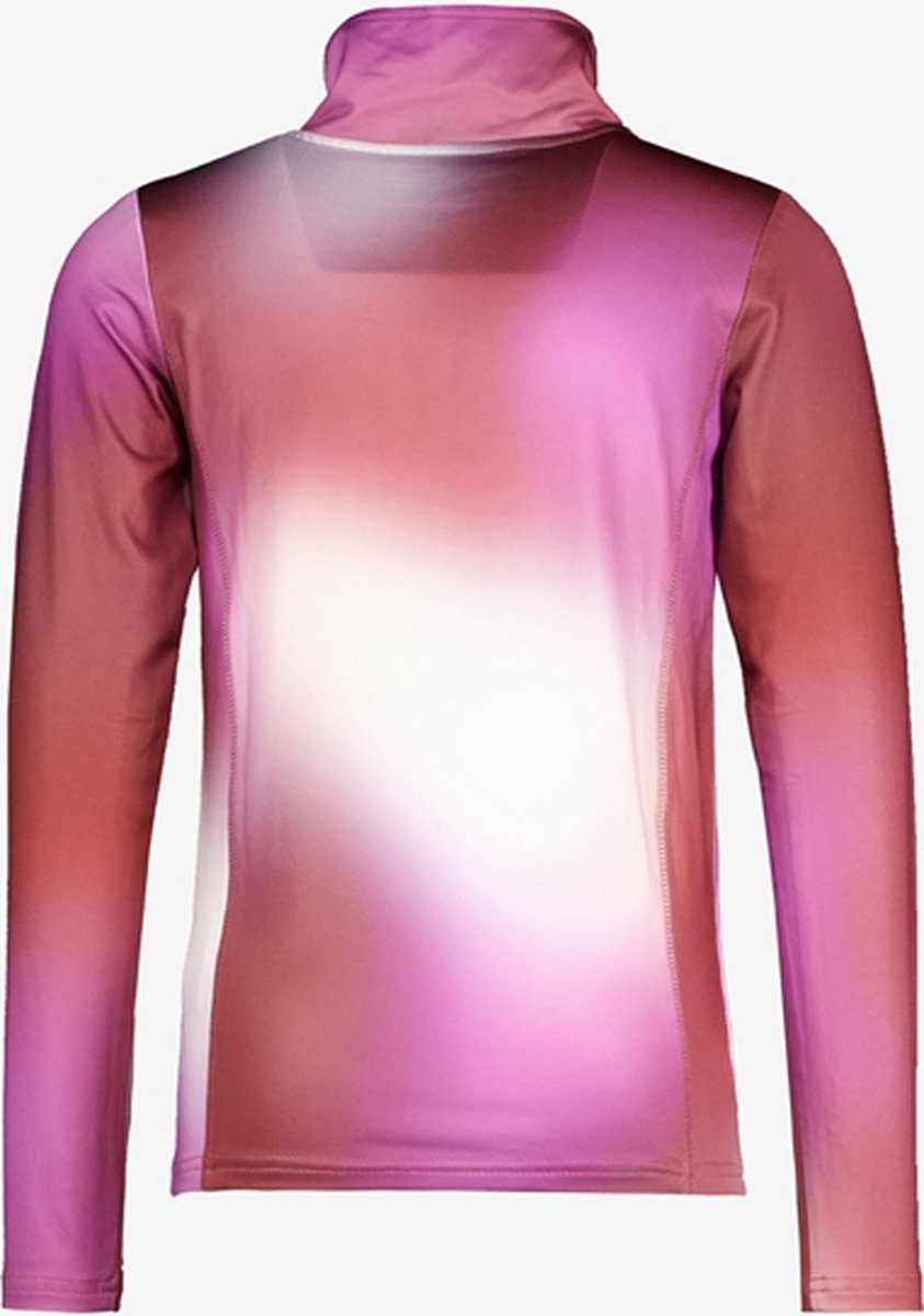 Mountain Peak kinder power thermoshirt met rits roze - Maat 116 | bol