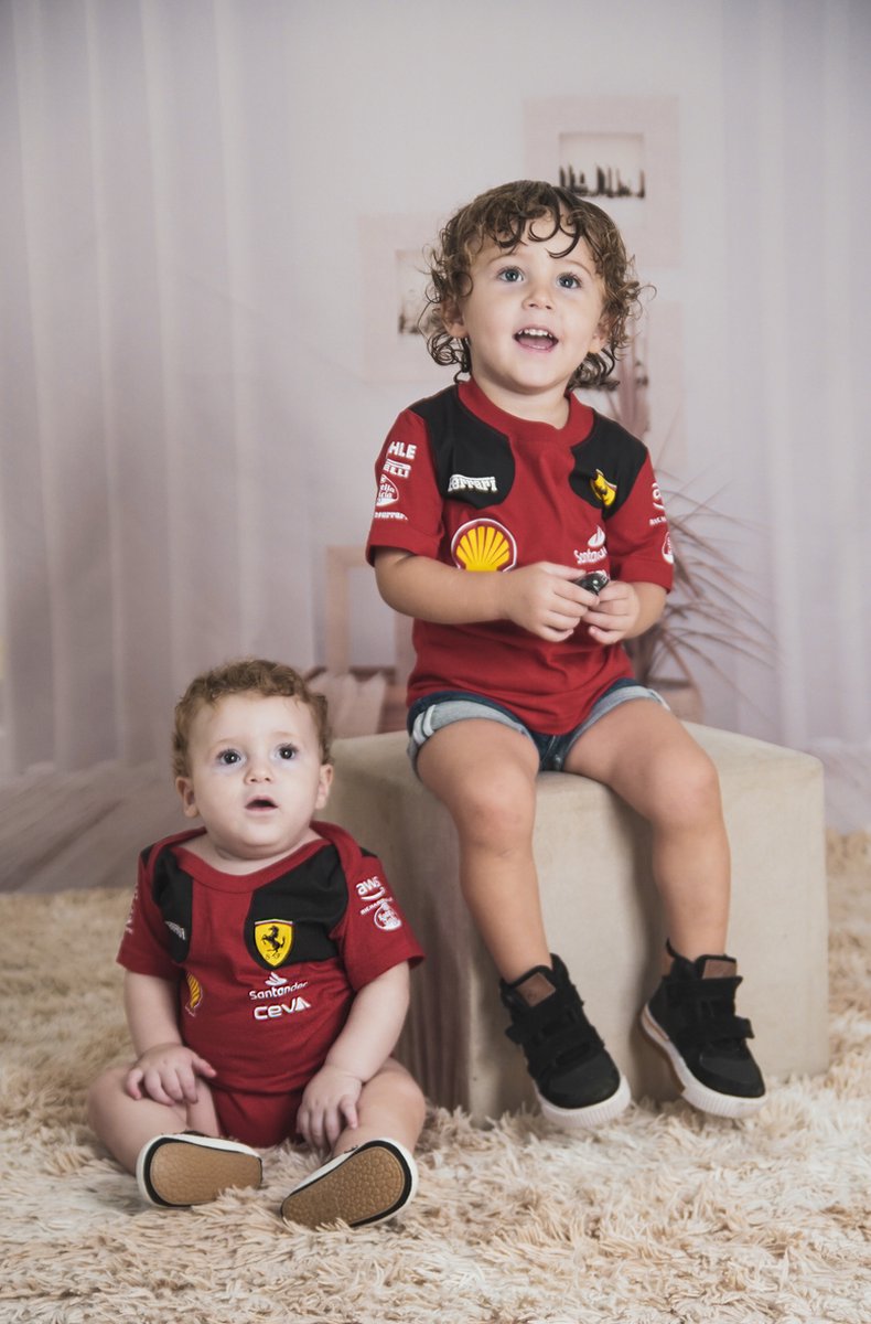 Scuderia Ferrari Racing F1 Onesie Romper | Rood | 100% katoen | Charles ...