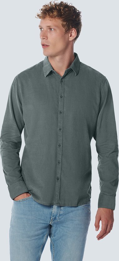 No Excess Mannen Corduroy Shirt Grijs XXL | bol