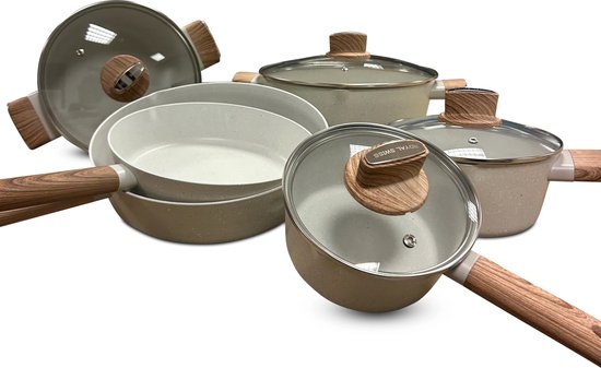 Royal Swiss Pannenset ® - Forged Pannenset - 10 delig - Aluminium - Met ...