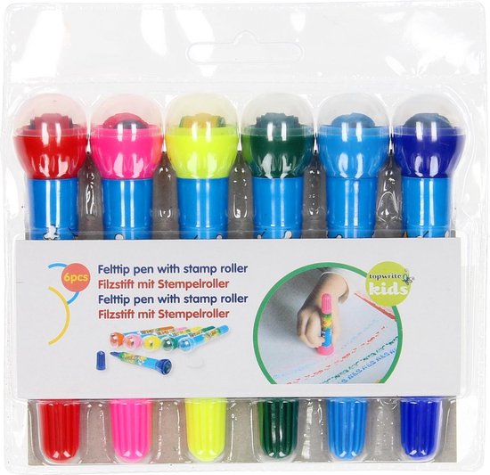 Viltstift met Stempel, 6st. | bol