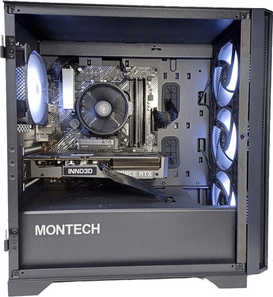 Gaming PC - Shadow – AMD Ryzen 5 5500 – AMD Radeon RX 6600 - 16GB RAM ...