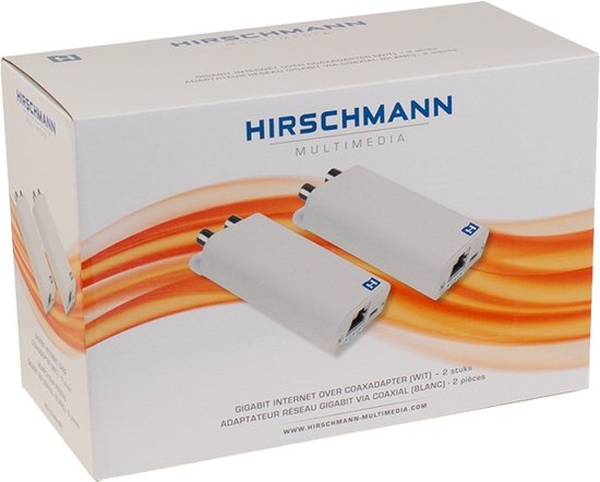 multimedia (internet) over coax adapter set van 2 stuks | bol