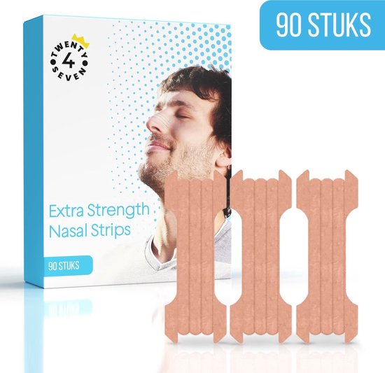 Twenty4seven® Anti Snurk Neusstrips - 90 Stuks - Neuspleisters ...
