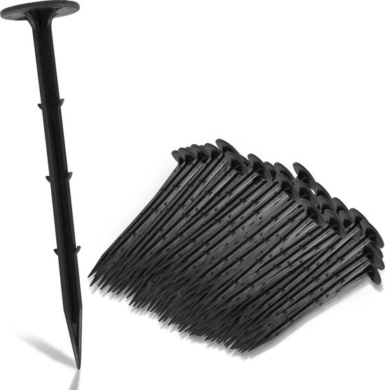 Grondankers 400 Stuks - 16x3.5cm - Roestwerend grondanker Kunststoffen ...