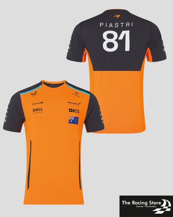 Mclaren Piastri Shirt Oranje 2024 S - Oscar Piastri - Formule 1 | bol