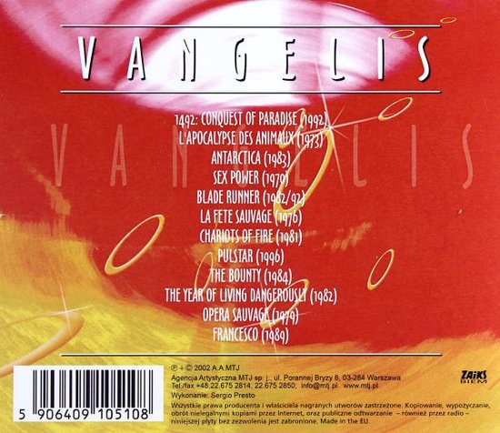 Vangelis: Cover Version [CD], Vangelis | Muziek | bol