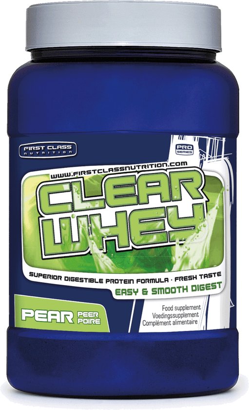 First Class Nutrition - Clear Whey (Pear - 500 gram) - Whey Protein ...