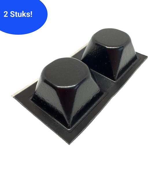 FSW-Products - 2 Stuks - Siliconen Buffers - 20x20 mm - 12 mm dik ...