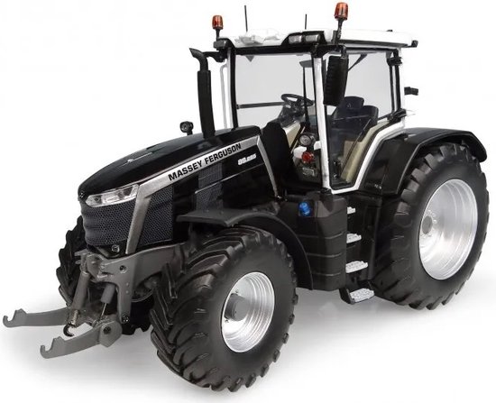 Het 1:32 gegoten model van de Massey Ferguson 8S.285 uit 2018 in zwart ...