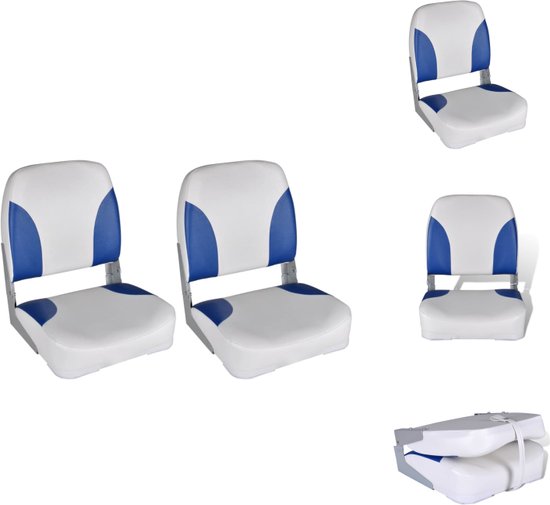 vidaXL Bootstoel - Ergonomisch Ontworpen - Inklapbare Rugleuning ...