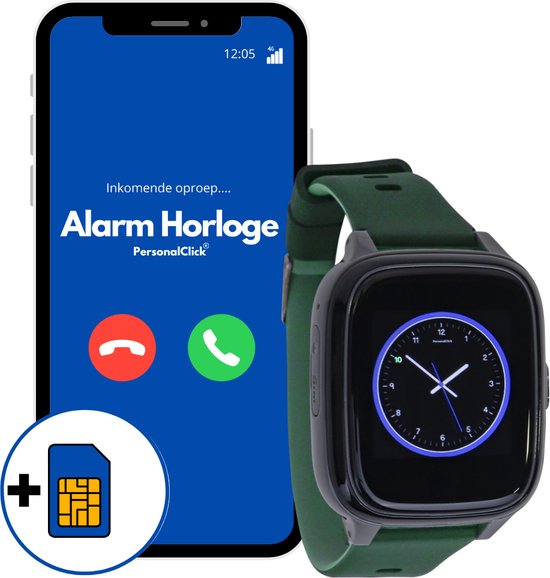 PersonalClick SOS Alarm Horloge voor Ouderen met Valdetectie ...