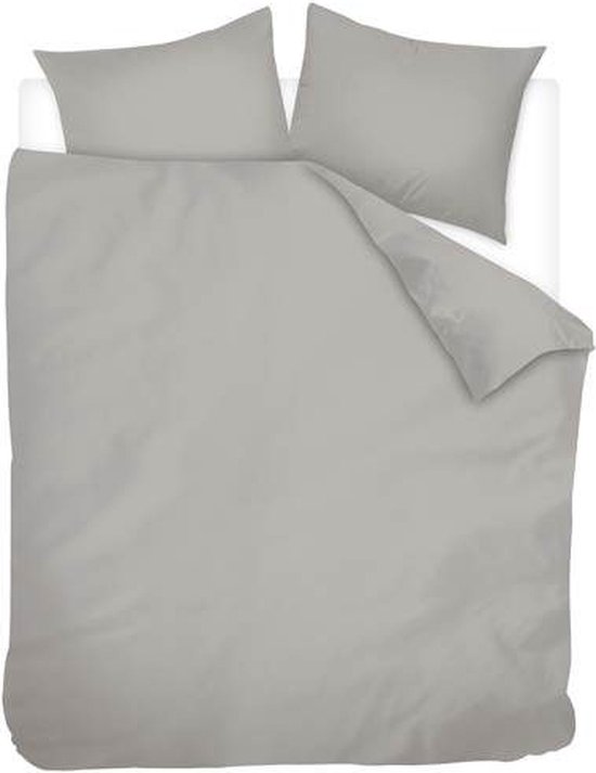Snoozing Sade Dekbedovertrek - Extra breed - 260x200/220 cm - Grijs | bol