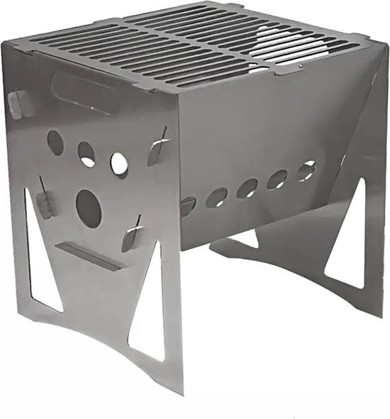 RVS Mini Camping Barbecue | bol