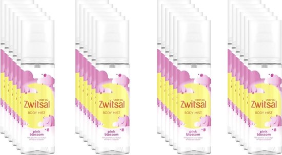 Zwitsal Body Mist Pink Blossom - 150 ml - Voordeelverpakking 24 stuks | bol