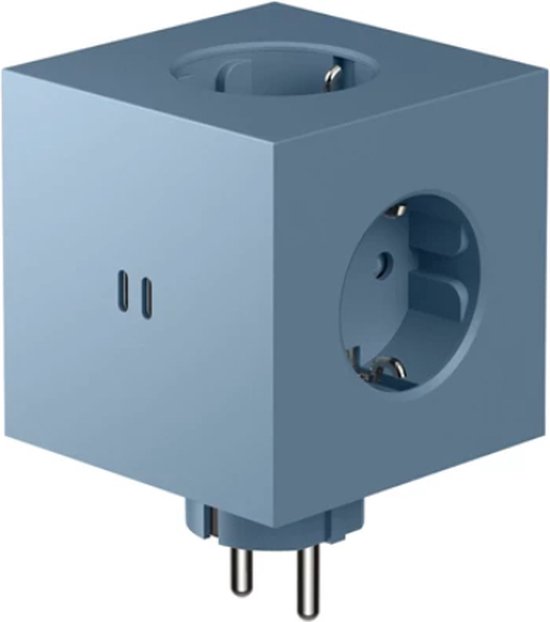 Multiprise Avolt Square 2 USB-C requin bleu | bol