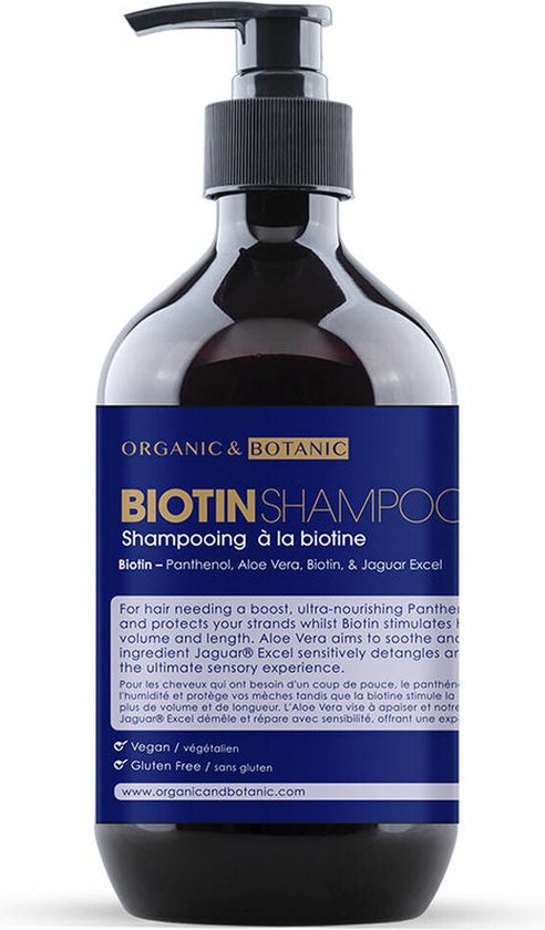 Shampoo Organic & Botanic Biotin (500 ml) | bol