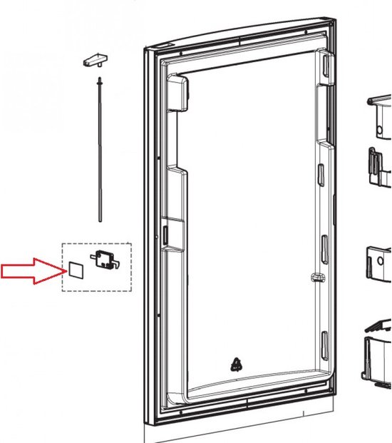 Dometic RM8505 Deurvergrendeling Deur | bol