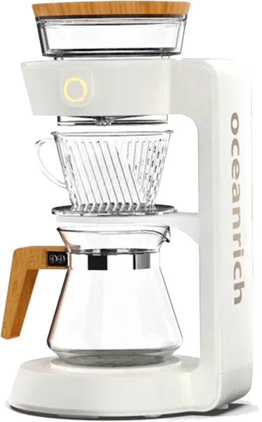 Oceanrich Auto Rotating Pour Over Koffiemaker- filterkoffie - Wit | bol