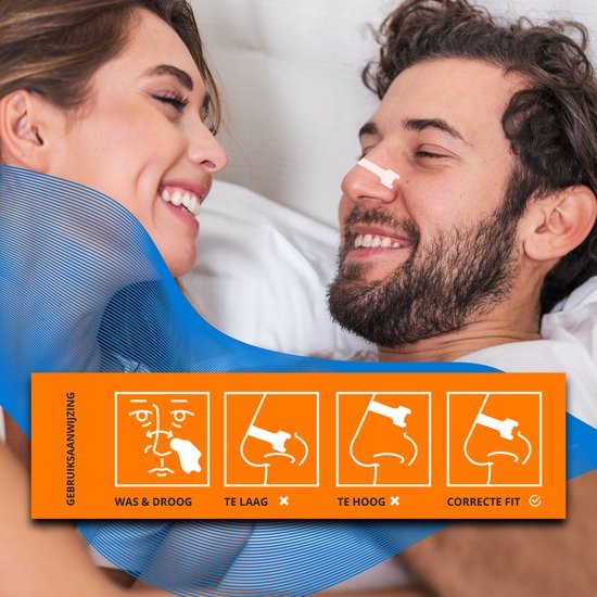 Mr. Anti Snurk ™ - 90 Neuspleisters - Maat 66mm medium/large - Anti ...