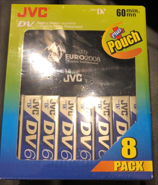 JVC Mini-DV 60 Special Pack Euro 2008 (8 stuks) | bol