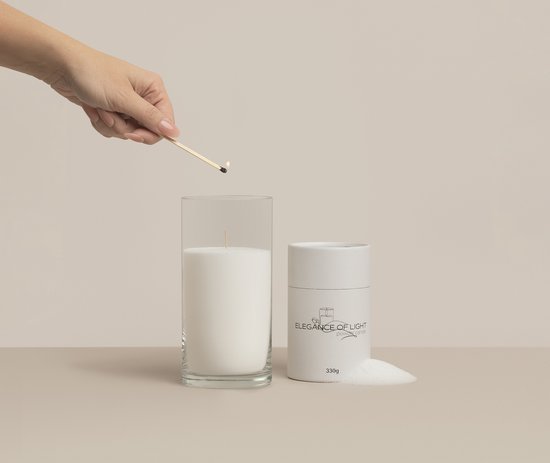 Elegance of Light - Powder Candle - Pearl Candle - Poeder kaars - Zand ...