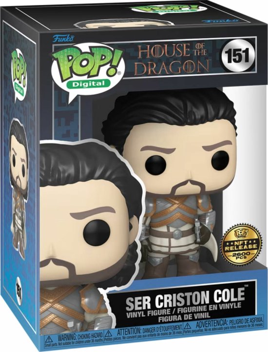 POP! Digital Ser Criston Cole 151 Legendary House of The Dragon ...