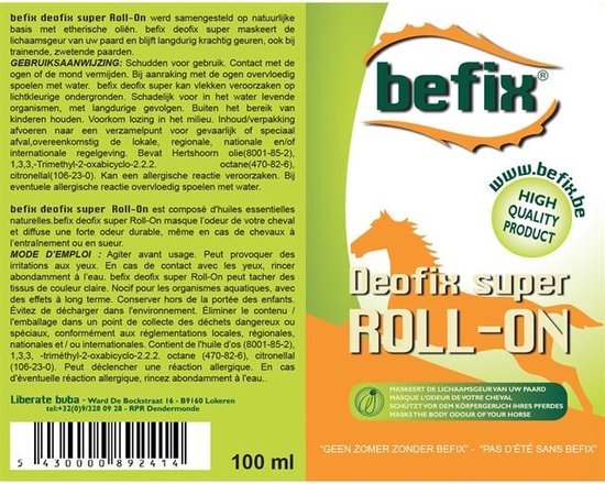 Befix Deofix Super Roll On Befix 100ml | bol