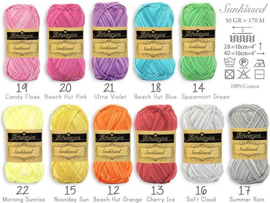 Scheepjes Sunkissed 50gr - 019 Candy Floss | bol
