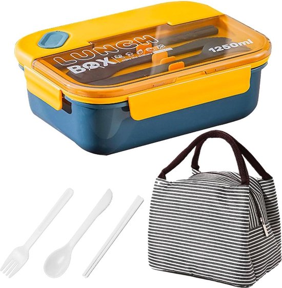 Kinderlunchbox 3 compartimenten lunchbox volwassenen Magnetron ...