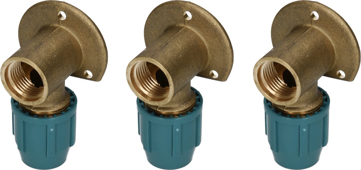 Tyleen muurplaat 16mm x 1/2"F - 3 stuks | bol