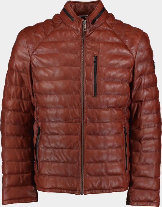 Donders 1860 Lederen jack Bruin Leather Jacket 52497/411 | bol