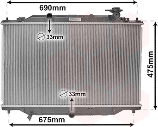 RADIATOR VOOR MAZDA CX-5 2012-2017 PE0115200 | bol