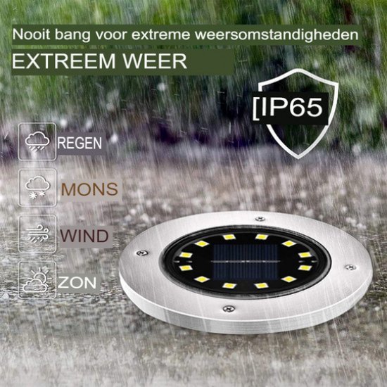 Solar Tuinverlichting Grondspots - Solar Tuinverlichting Zonne Energie ...