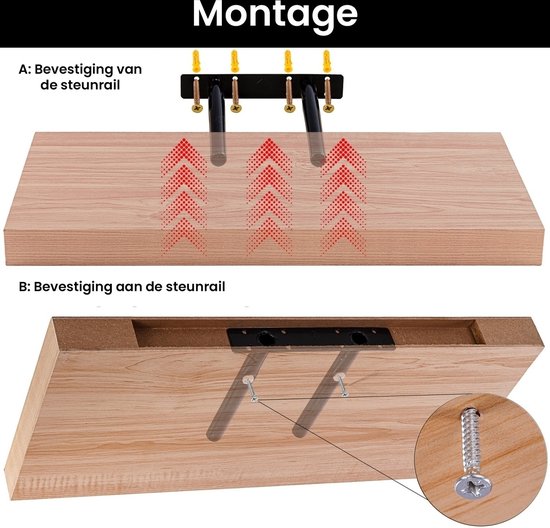Wandplank - Wandplanken - Wand plank - Wandplank zwevend - Wandplank ...