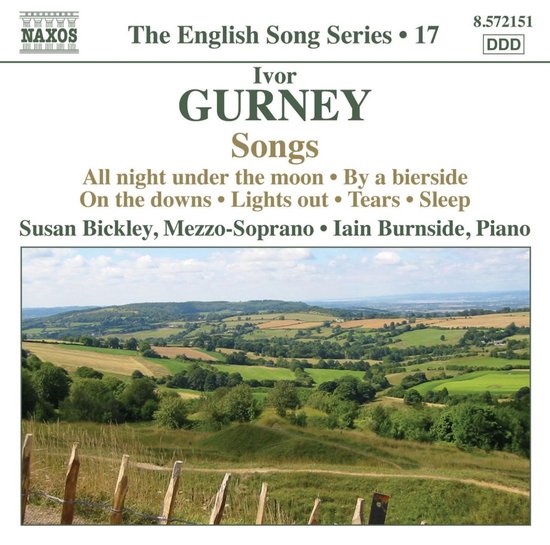 Susan Bickley & Iain Burnside - Gurney: Songs (CD), Susan Bickley ...