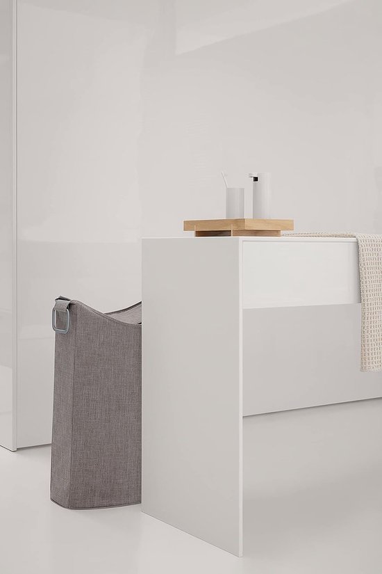 Stoffen wasmand, grijs | bol