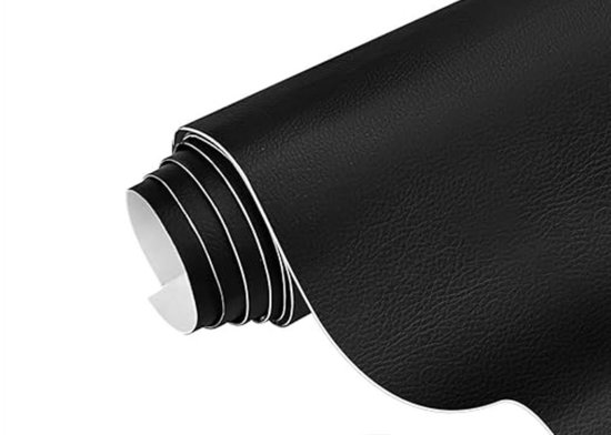 Reparatieset zwart kunstleer 40 x 150 cm lederreparatieset folie ...