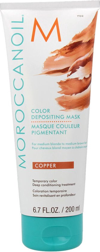 Moroccanoil Color Depositing Mask Copper - Haarmasker - 200ml | bol