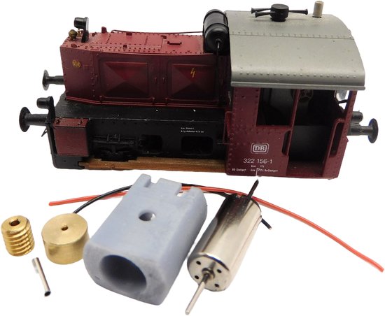 Micromotor HBR001C - Motor Ombouwset voor Brawa / Marklin Kof II | bol