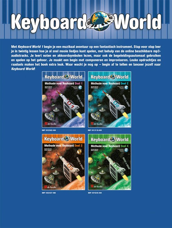 Keyboard World - Deel 1 (Boek + Online Audio), Michiel Merkies ...
