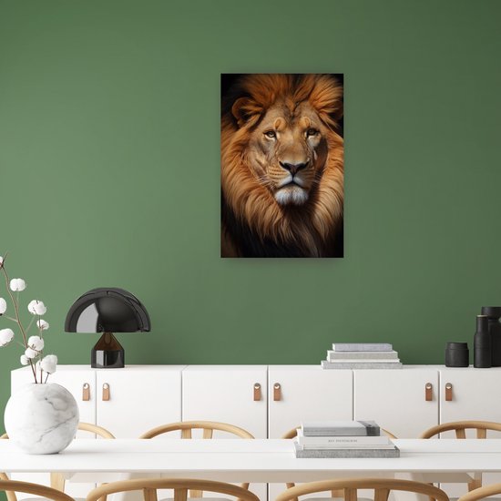 Leeuw portret poster - Leeuw poster - Posters wilde dieren ...