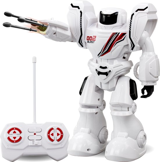 Robot Robo Blast One wit - RC Robot met schietende vuist | bol