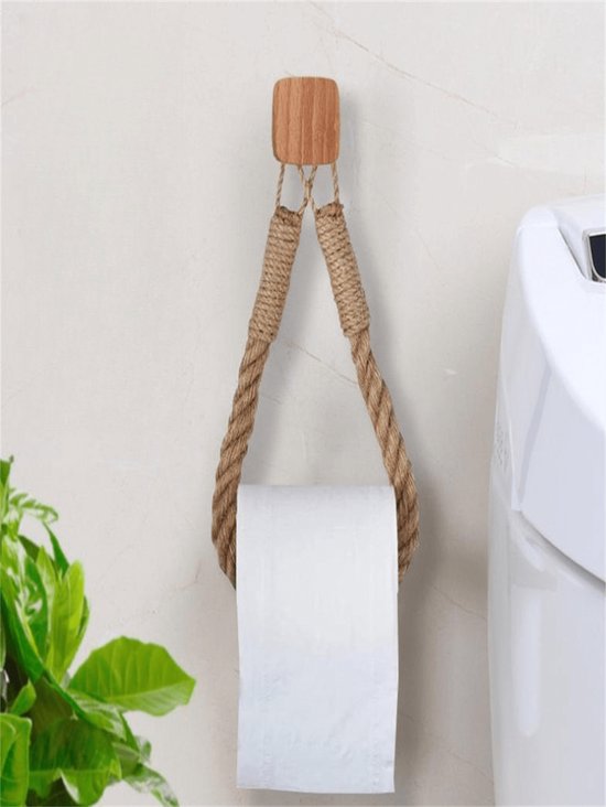 Toiletrol Houder van Hout - Toiletpapierhouder - Wc Rolhouder - Wc ...