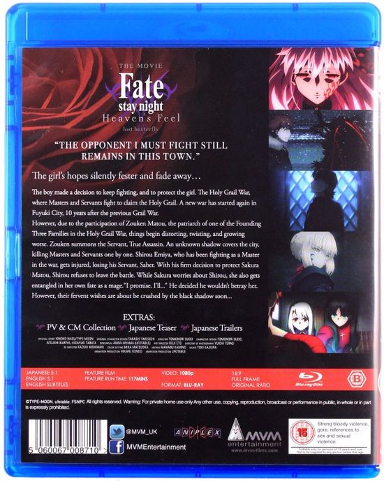 Fate Stay Night: Heaven's Feel - Lost Butterfly (Blu-ray), Crispin Freeman | Dvd's | bol