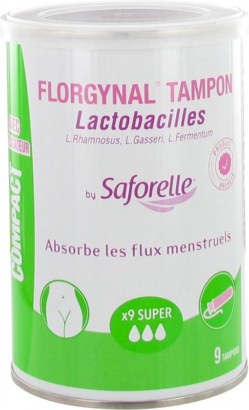 Saforelle Florgynal Compact Applicator Pad 9 Super | bol