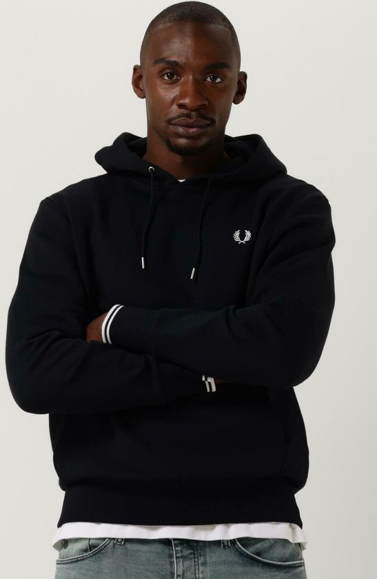Fred Perry Hoodie Logo M2643 Navy - Hoodies | bol