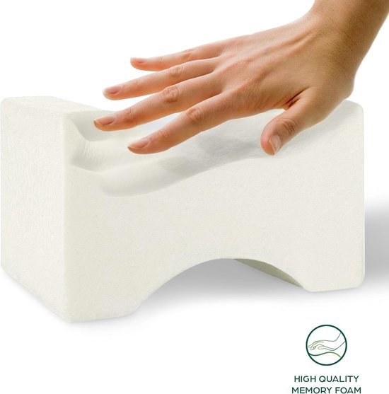 Kniekussen voor Zijslapers Orthopedisch Beenkussentje Ergonomisch om te Slapen Memory... | bol